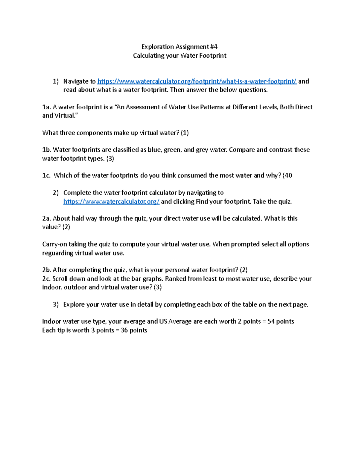 UTF-8''Exploration 20Assignment - Exploration Assignment # Calculating ...