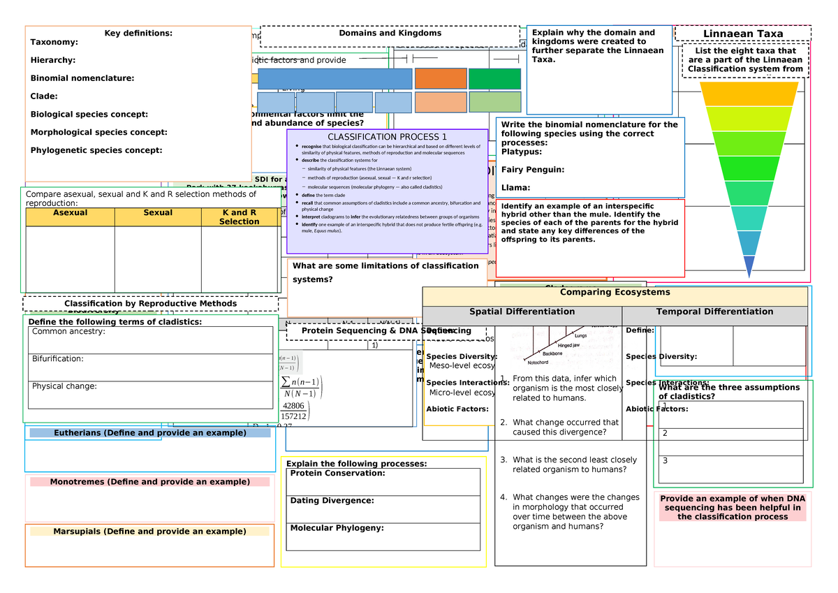 Unit 3 - Topic 1 & 2 - Graphic Organisers - Explain the difference ...