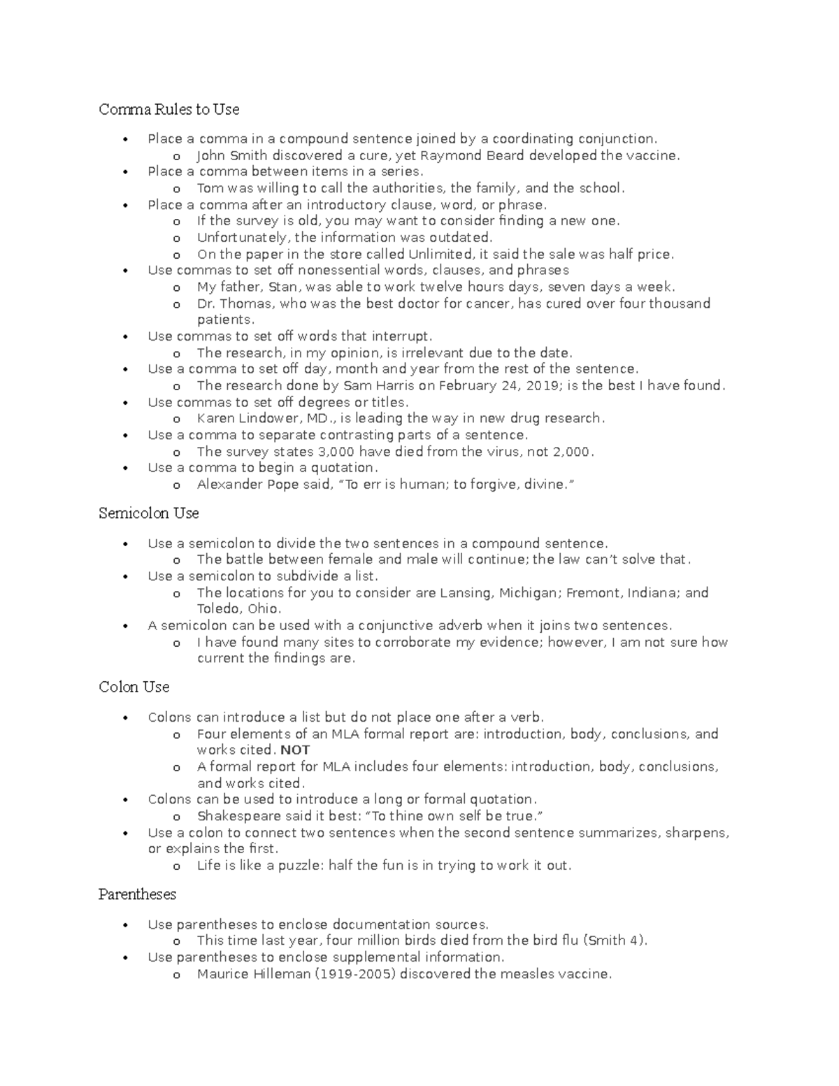 Academic Punctuation - Comma Rules to Use Place a comma in a compound ...