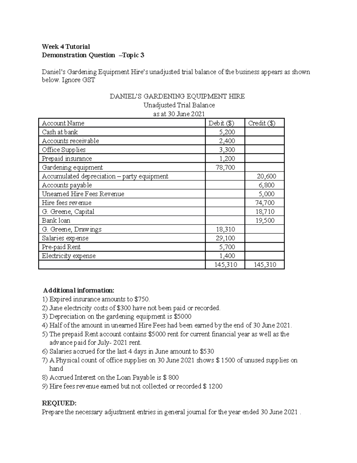 Topic 3 -Demonstration Question-3 - Week 4 Tutorial Demonstration ...