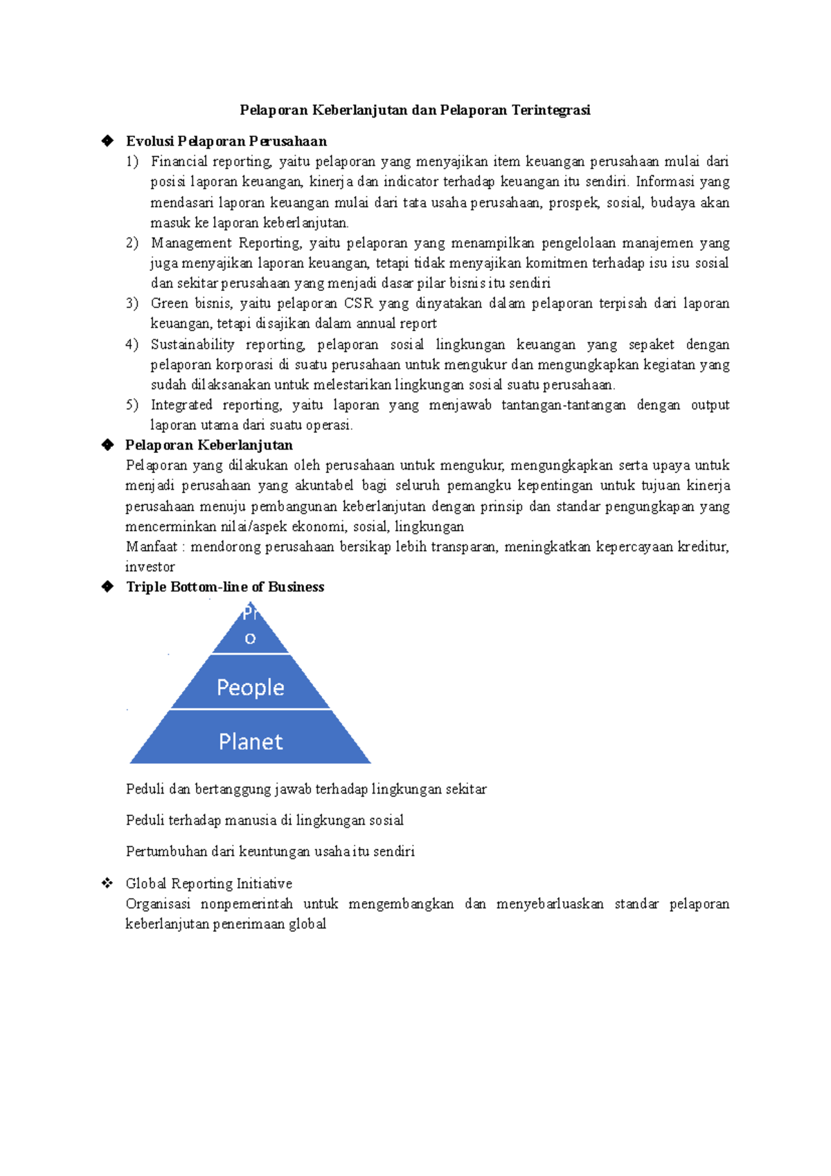 Catatan Pelaporan Keberlanjutan dan Pelaporan Terintegrasi - Pelaporan ...
