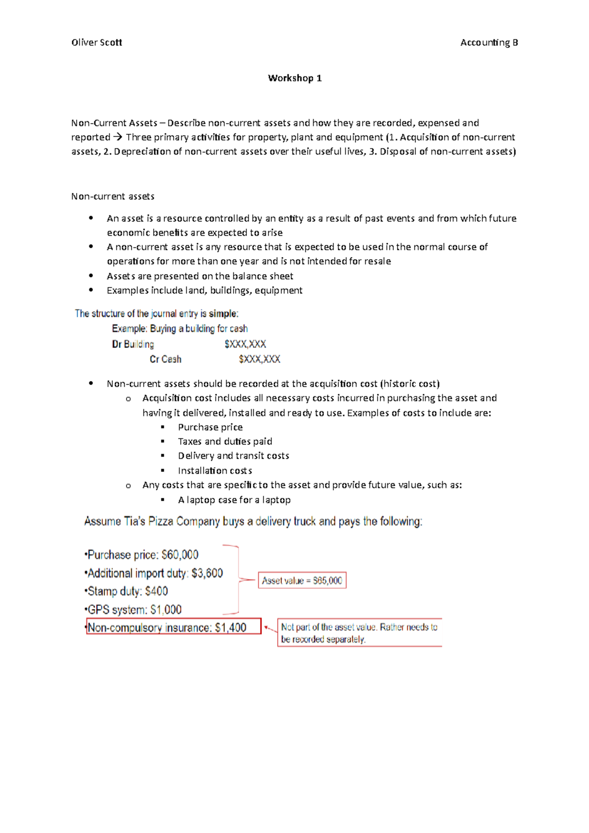 Accounting B notes - Content is summarised in an easy to read manner ...