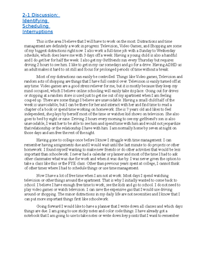 Module 7 project - SNHU 107 Project Academic Success Plan Use this ...