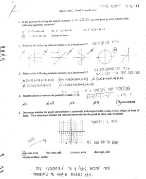 Growth Mindset Module 2 - Time Management - MAC 1105C – College Algebra ...