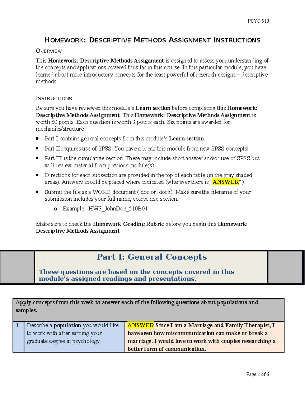 PSYC Willie Velasquez 510D Research Methods - HOMEWORK: DESCRIPTIVE ...