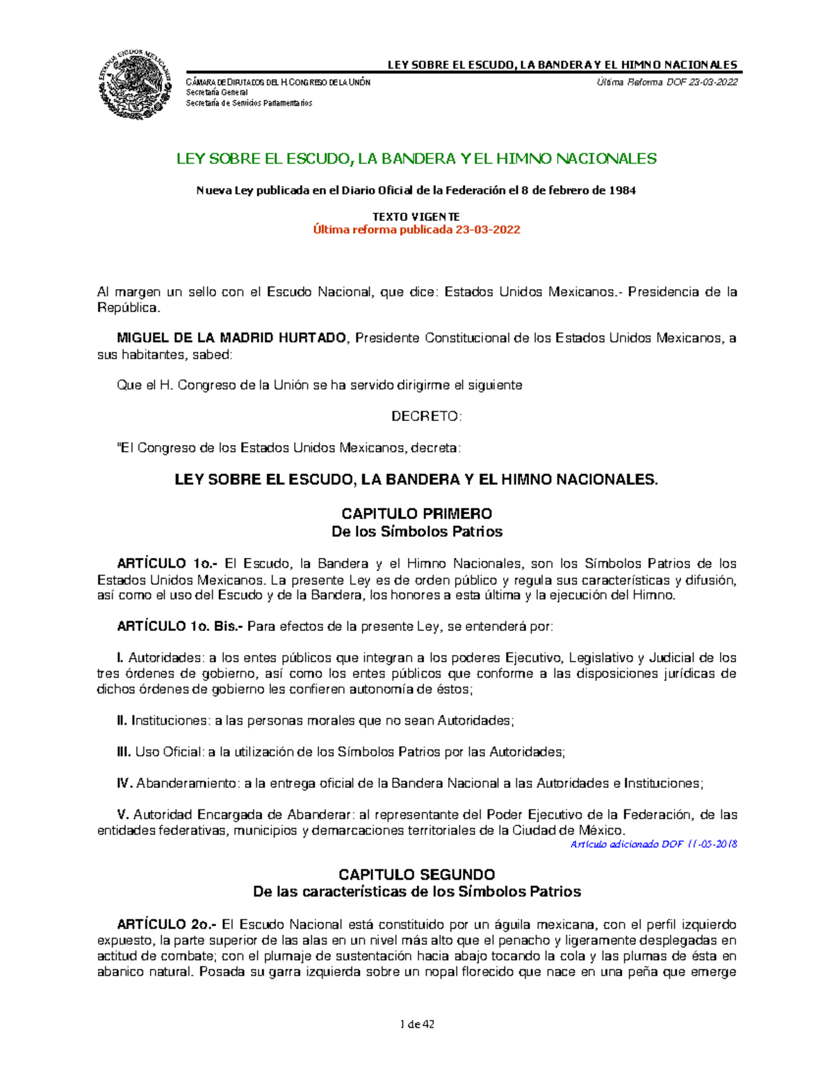 Lebhn - Tuvv yvvuy - C¡MARA DE DIPUTADOS DEL H. CONGRESO DE LA UNI”N ...