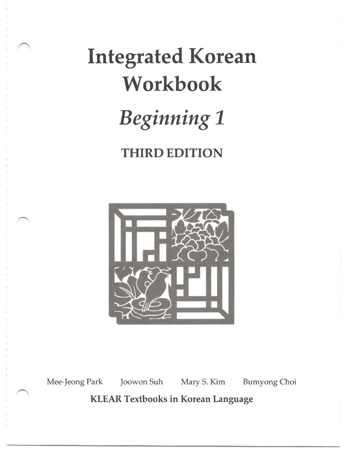 Integrated Korean Workbook Beginning 1 - KRNS1621 - Studocu