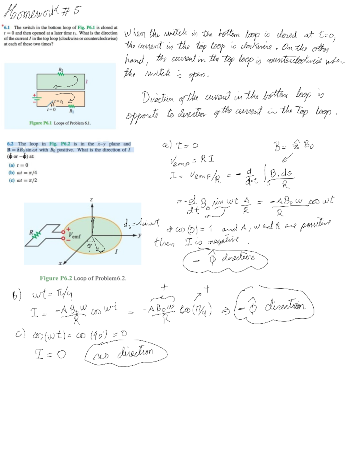 Homework 5 - Electrostatics and magnetostatics - EGEE 311 - CSUF - Studocu