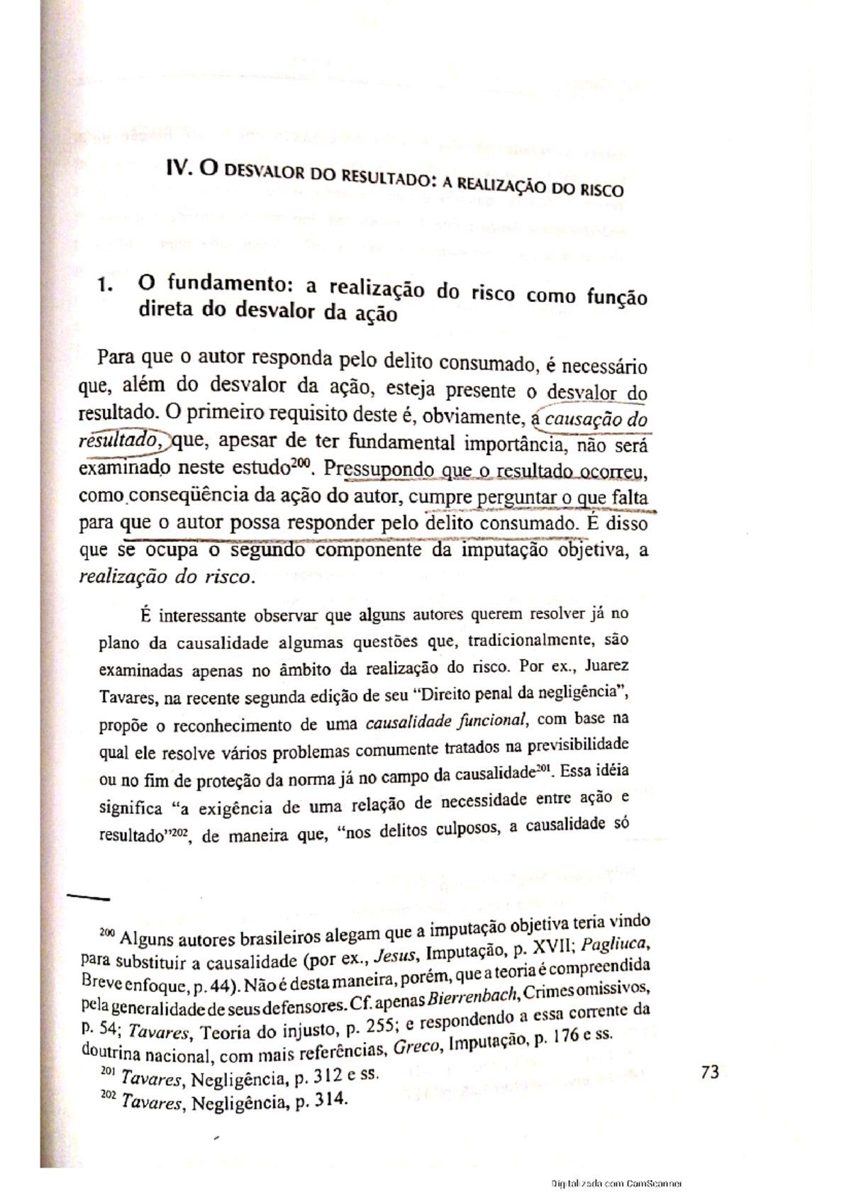 Luís Greco - Um Panorama da Teoria da Imputação Objectiva [conexão de ...