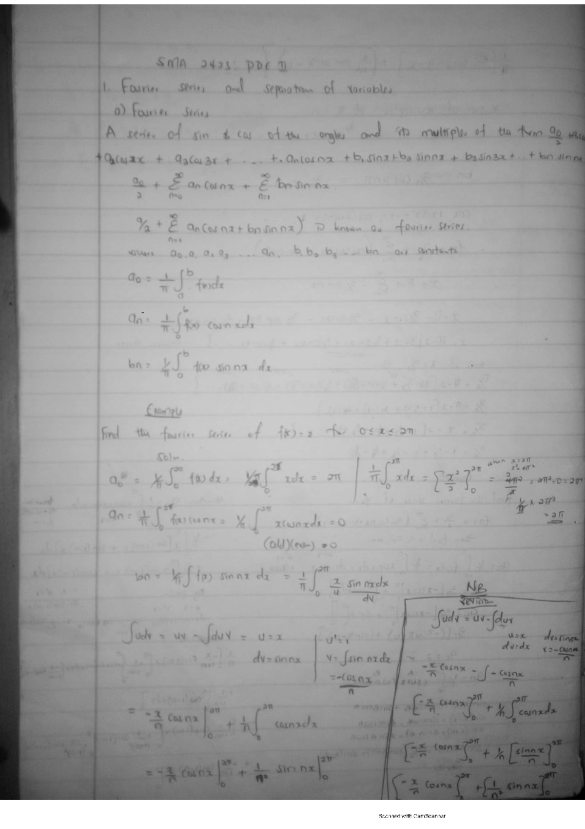 PDE II - Mathematics and computer science - Studocu