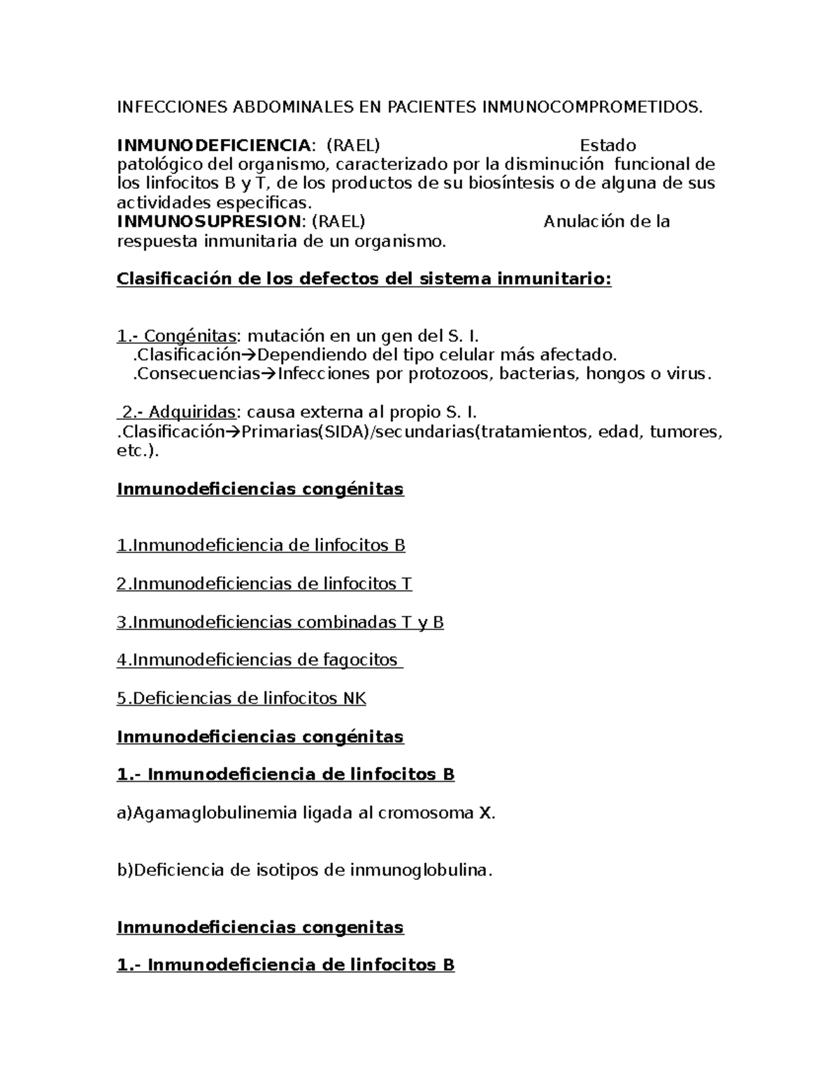Infecciones Abdominales EN Pacientes Inmunocomprometidos - INFECCIONES ...