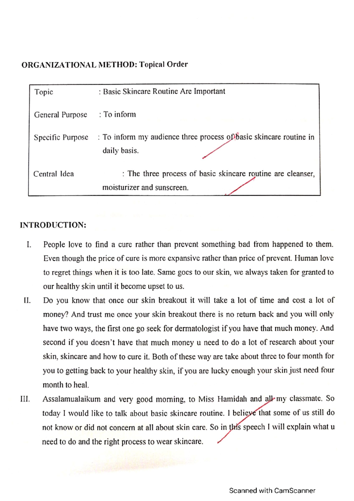 Sample Informative - This is example - PUBLIC SPEAKING - Studocu