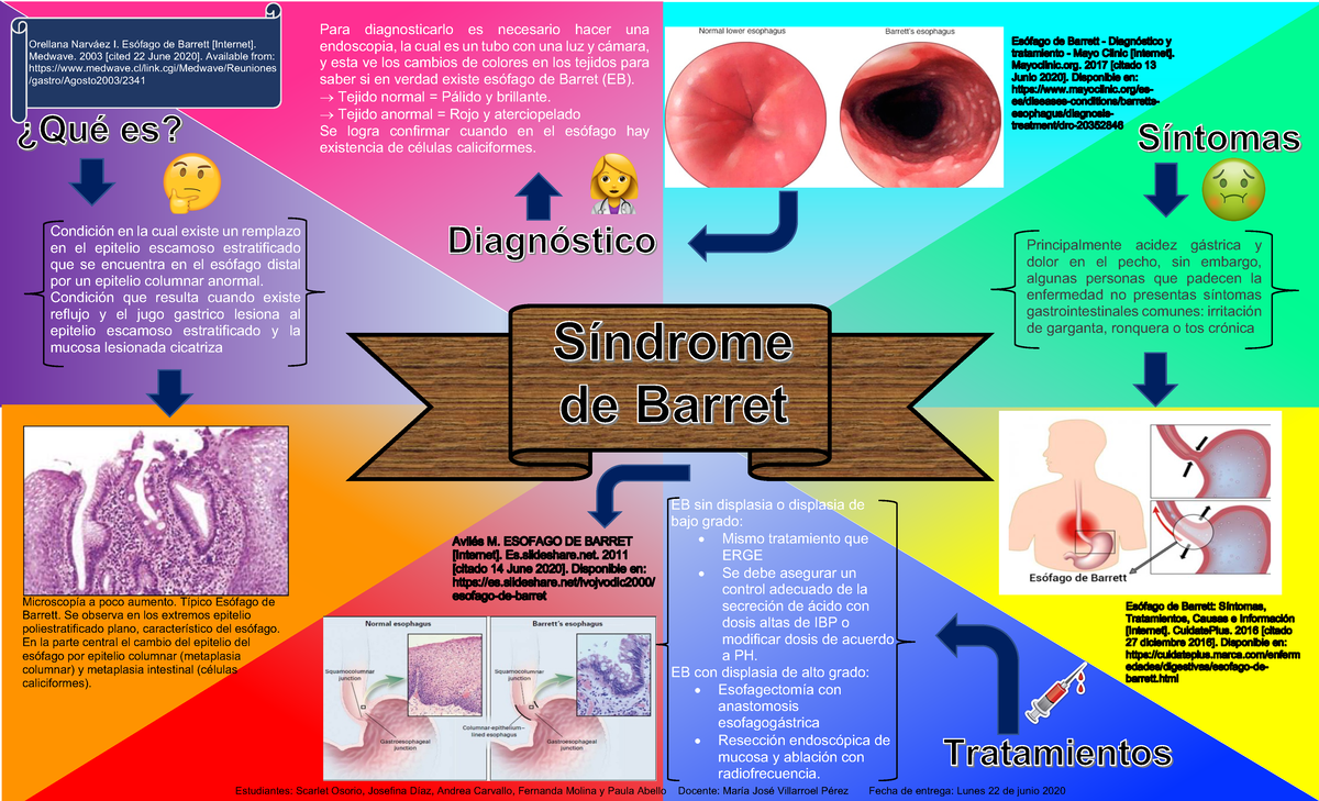 Esofago de Barrett - Resumen sobre el esófago de Barret. - Condición en ...