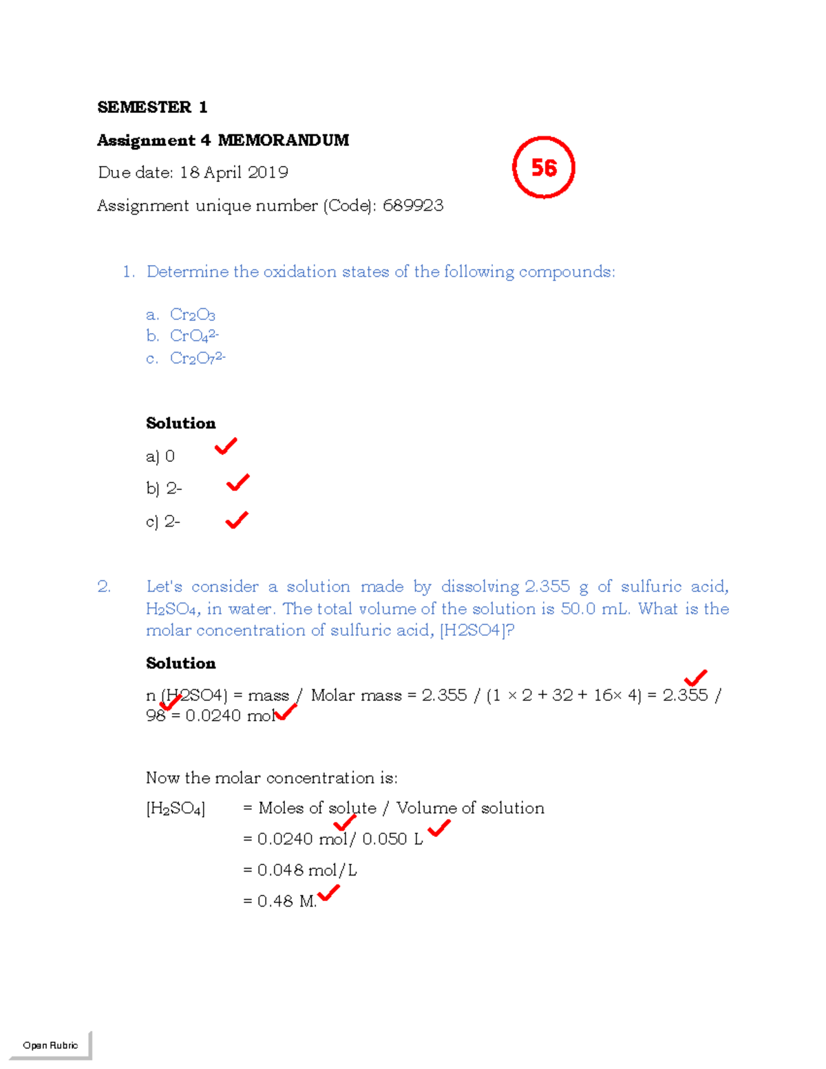 2019 Assignment 4 S1 Marked - Warning: Popup annotation has a missing or invalid parent ...