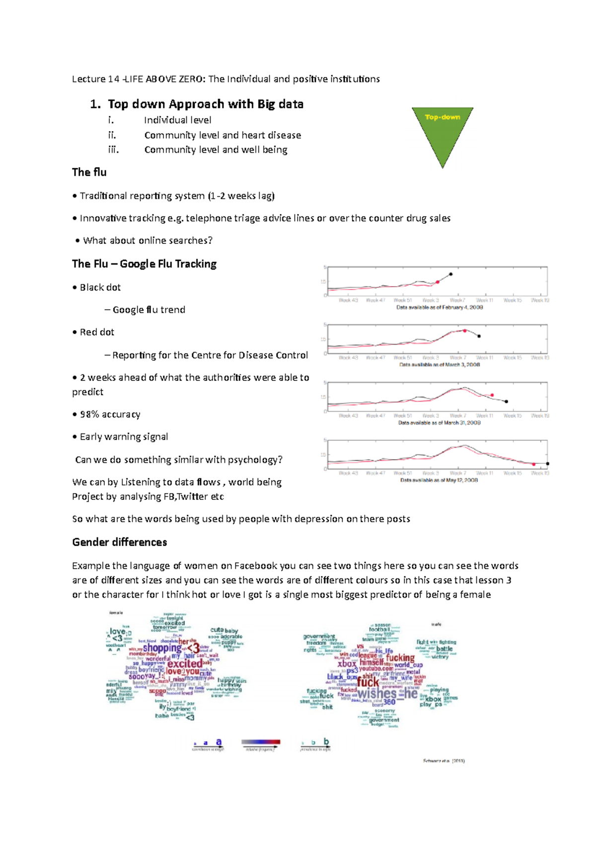 Lecture 14 positive psychology - Lecture 14 -LIFE ABOVE ZERO: The ...