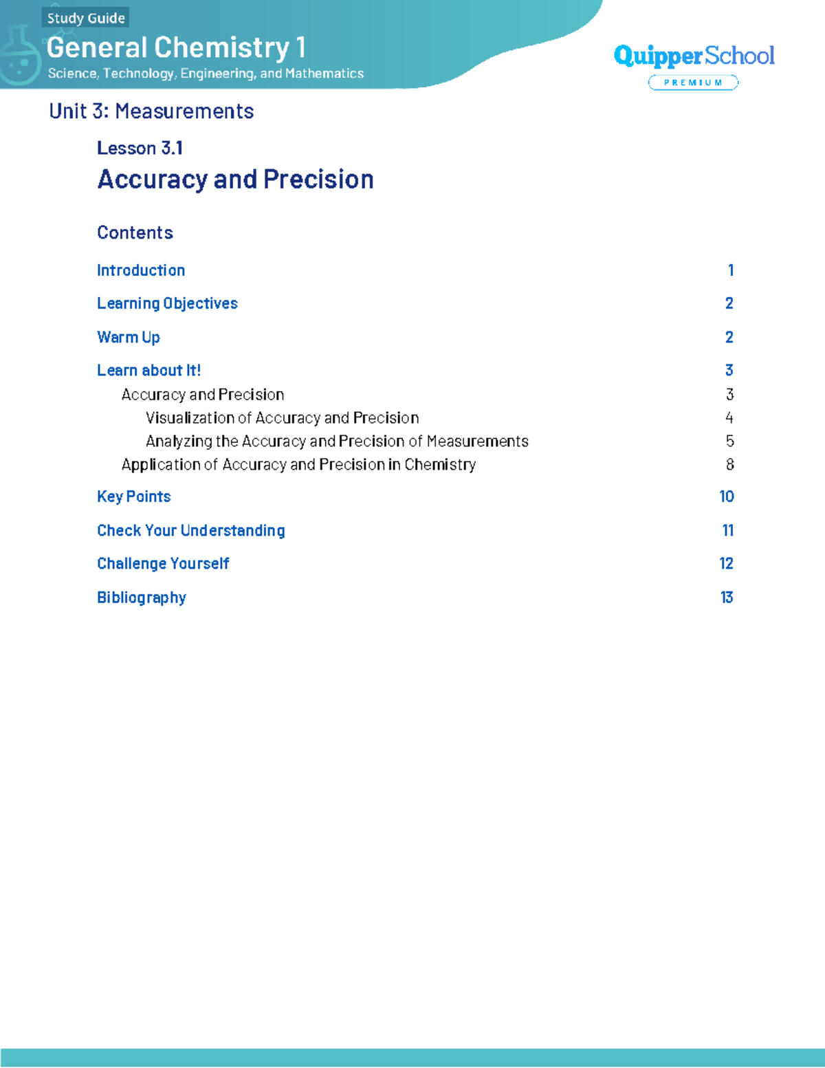 CHM1 11 12 Q1 0301 FD - accuracy - Accuracy and Precision Lesson 3 ...