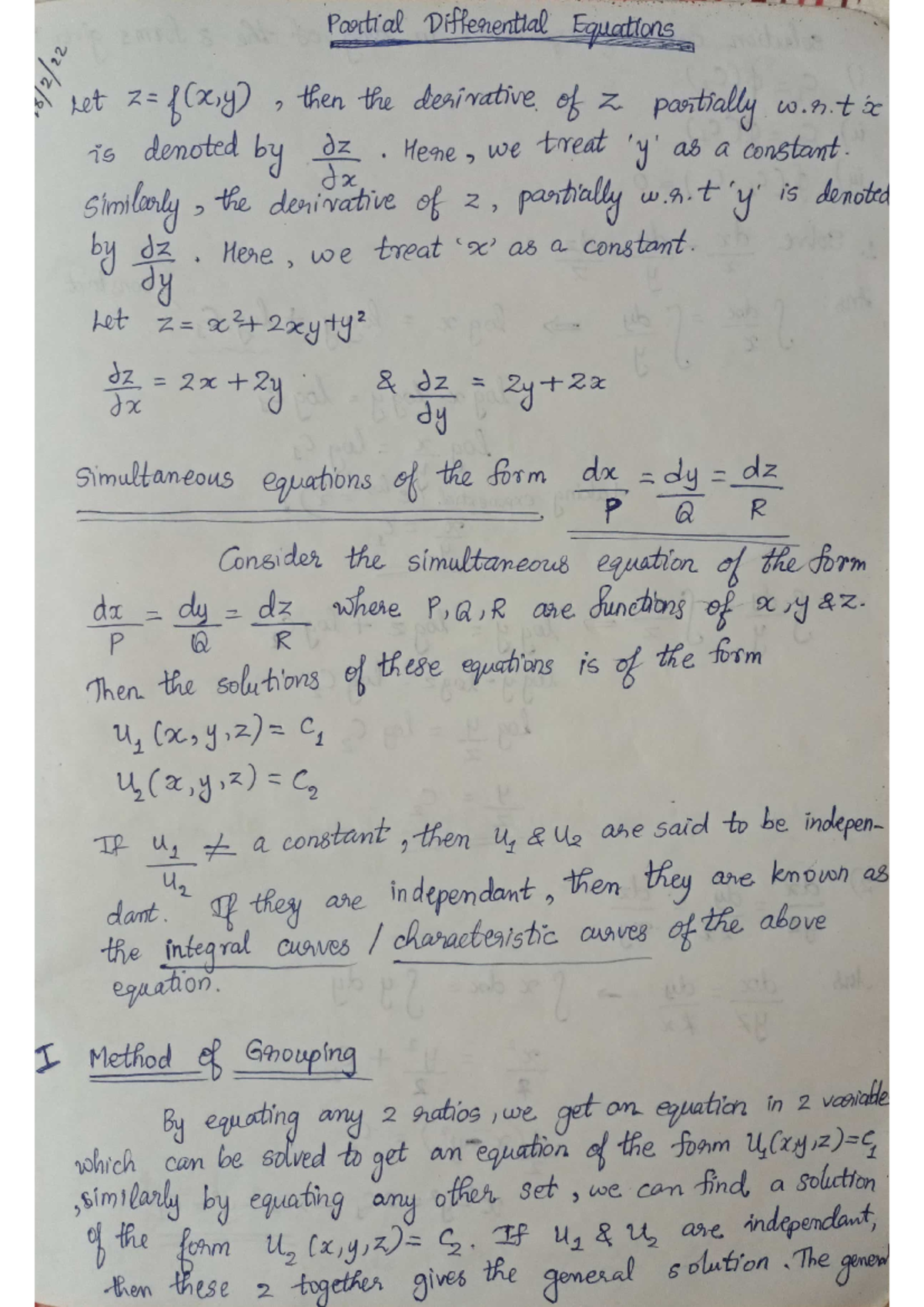 Partial Differential Equations - Electrical power system 1 - Studocu