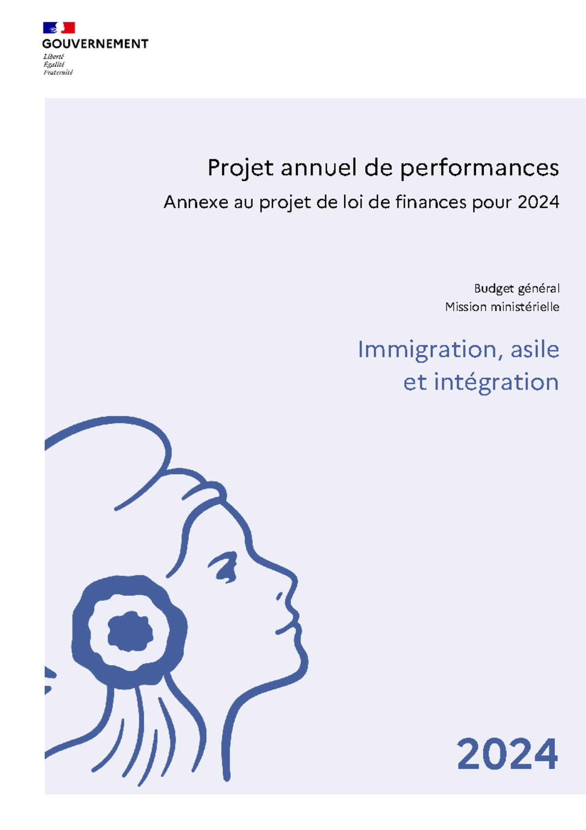 FR 2024 PLF BG MSN IA - Projet annuel de performances Annexe au projet de loi de finances pour ...
