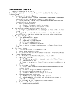 History (Continued) - Notes for class/tests - History (Continued) Jean ...