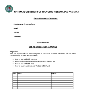 Experiment 2 - Intro \duction to python - Warning: TT: undefined function: 32 Experiment 2 Data ...