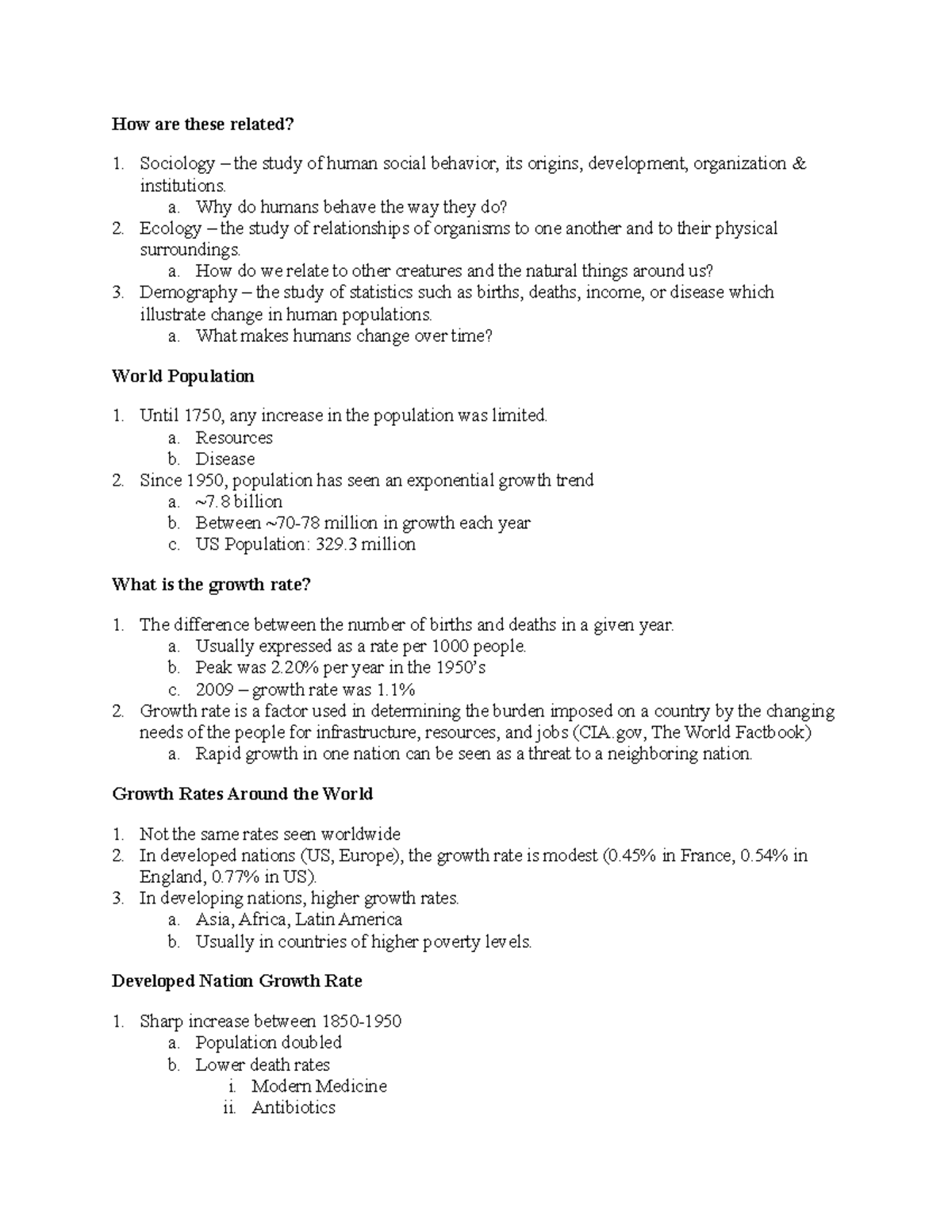 Topic 12 - How are these related? Sociology – the study of human social ...