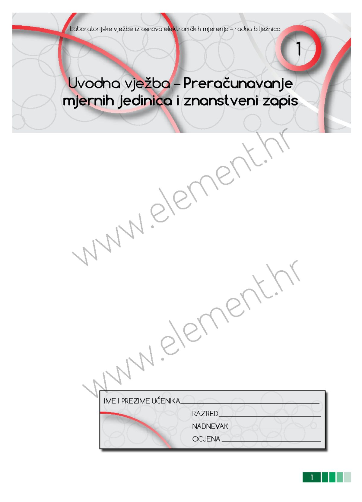 Mjerne jedinice - kkkkkkkkkkkkkkk - Laboratorijske vježbe iz osnova ...