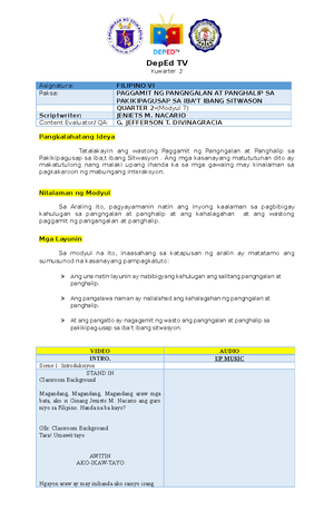 TLE 6 Q2 Periodical Test EPP - SECOND QUARTER EXAMINATION SY 2023- EPP ...