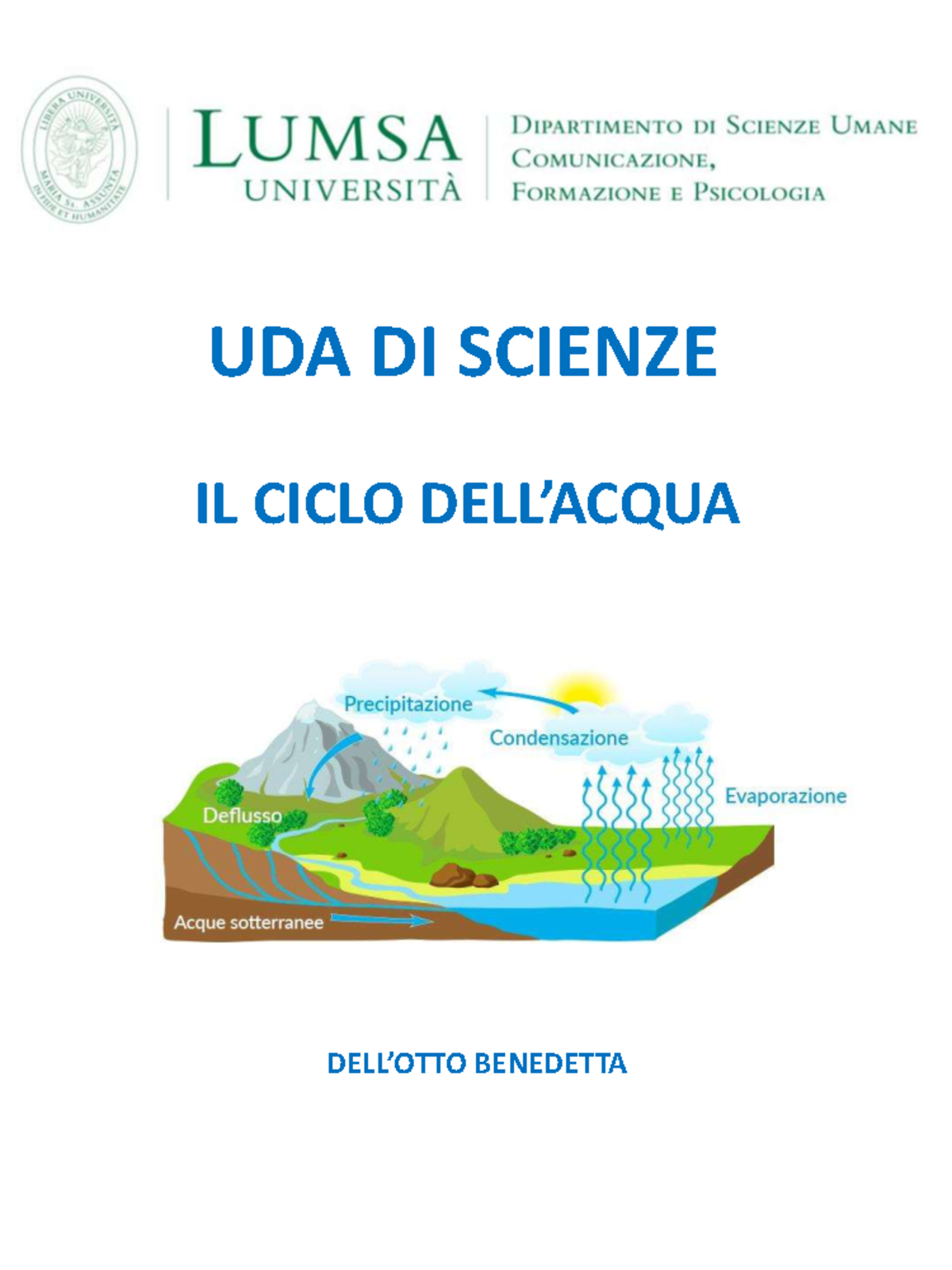 DOC-20230522-WA0105 - Unità sii apprendimento per esame di didattica delle scienze - UDA DI ...