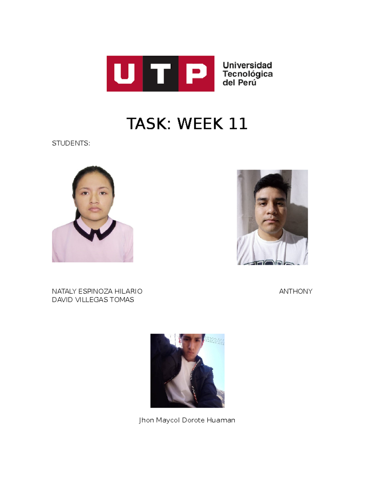 Week 11 - Task Assignment - Old vs. Modern - ingles, tarea - TASK: WEEK 11 STUDENTS: NATALY ...