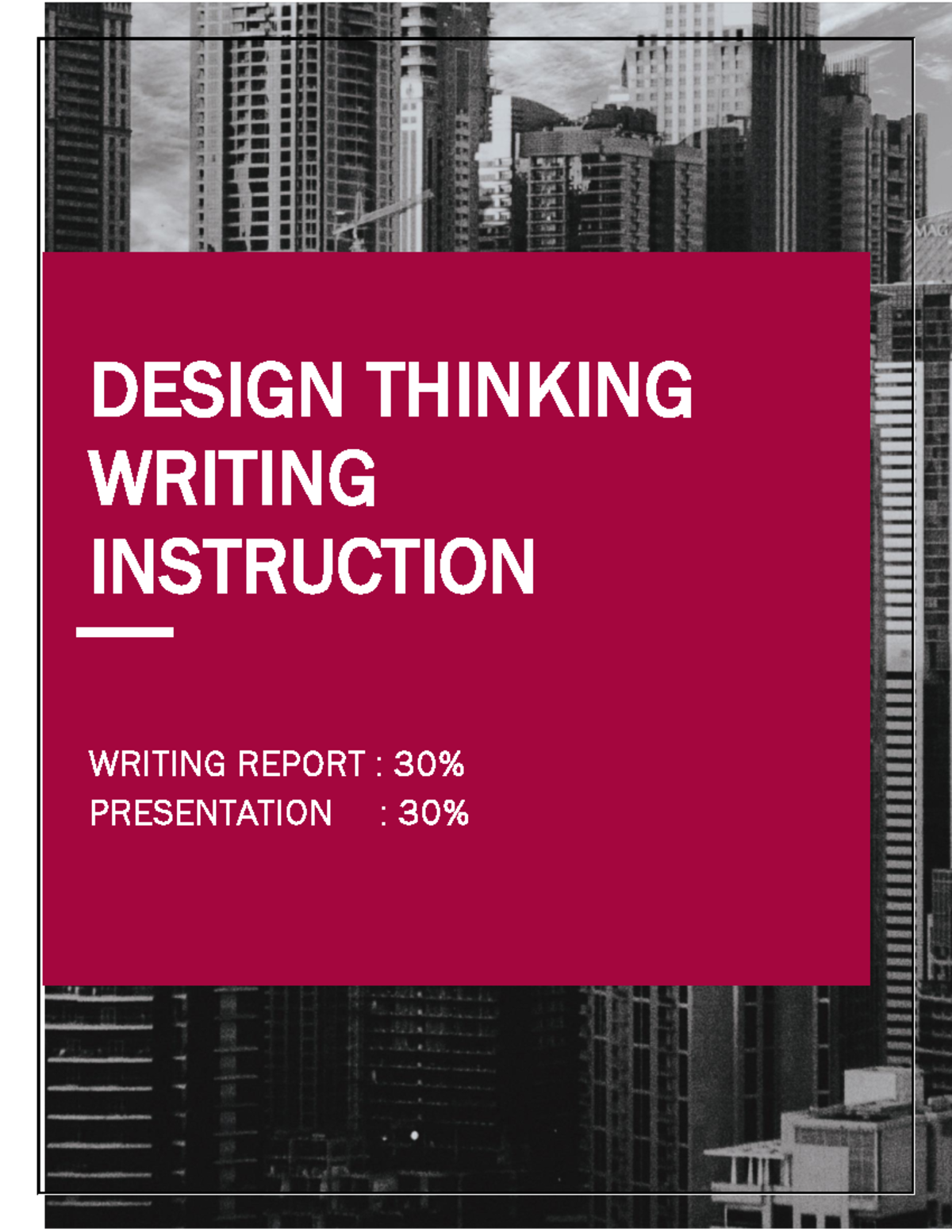 Design Thinking Writing Flow - DESIGN THINKING WRITING INSTRUCTION ...