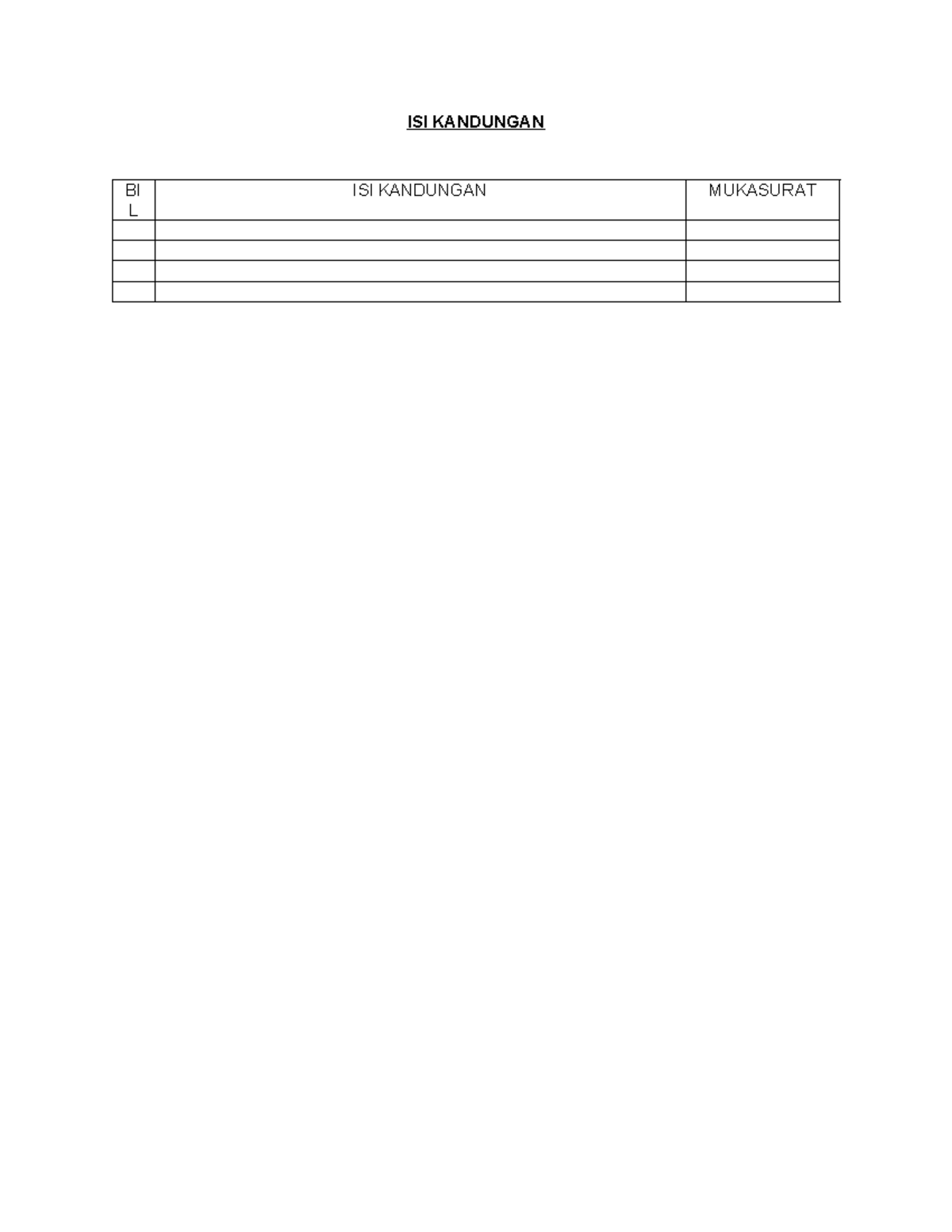 PB BAHASA MELAYU SEMESTER 3 KOLEJ VOKASIONAL 2023\2024 - ISI KANDUNGAN ...