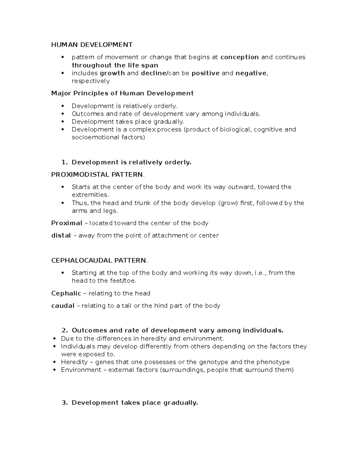 HUMAN DEVELOPMENT - The Child and Adolescent Learners and Learning ...