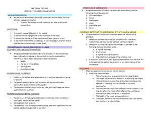 Lesson 1 Male and Female Reproductive System - MATERNAL PRELIMS LESSON ...