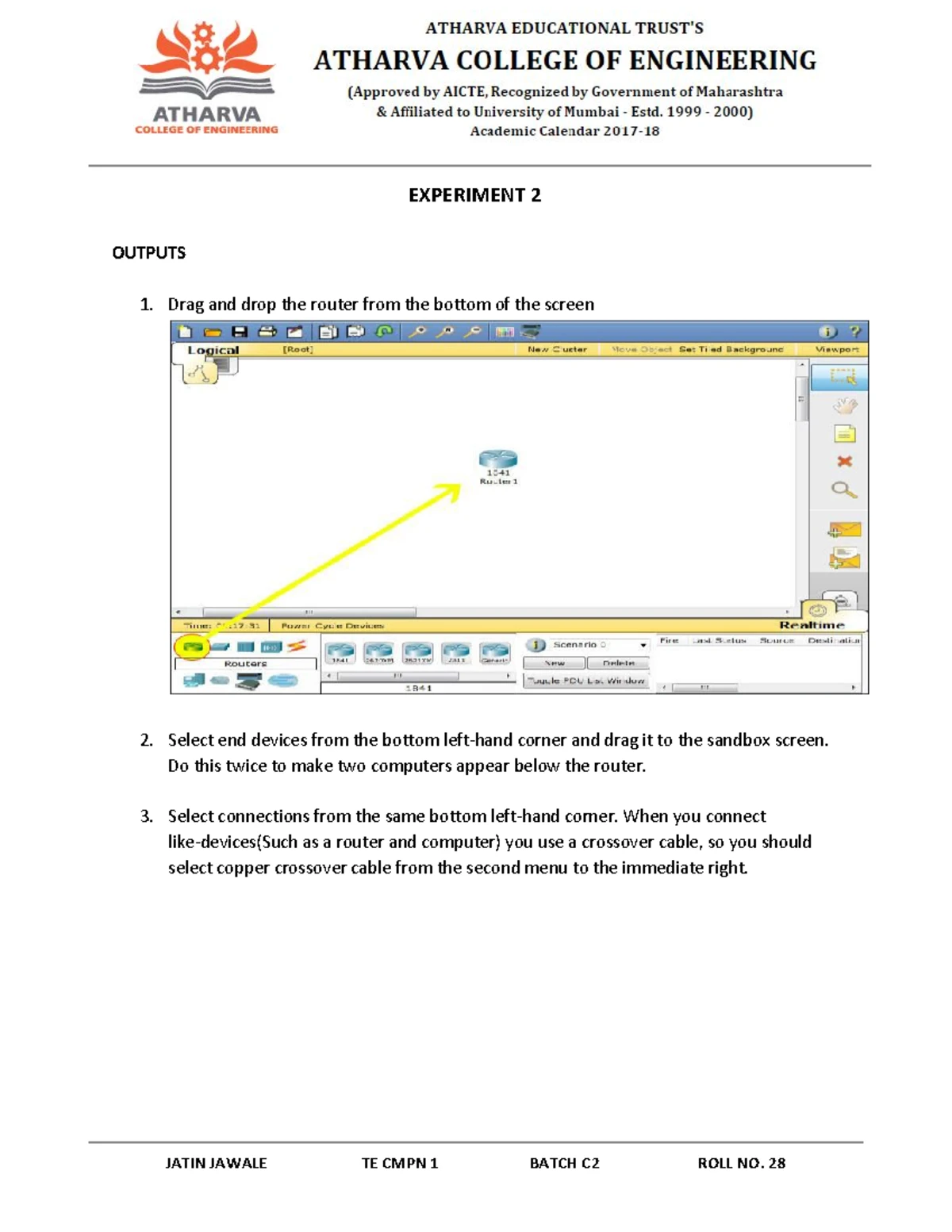 Introduction to Packet Tracer - PT Io T Basics Quiz Attempt review - Home/ I'm Learning/ - Studocu
