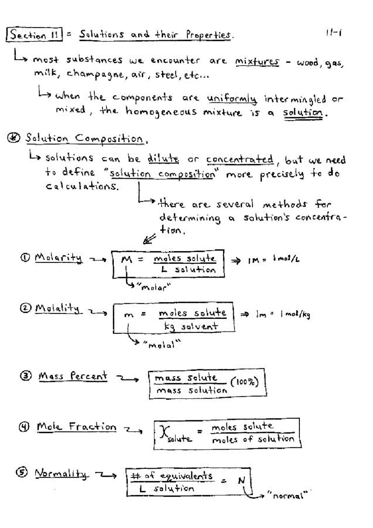 First semester chemistry notes 3 - Studocu