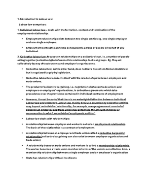 [Solved] What is labour market In SA With references - Labour Law (CLW ...