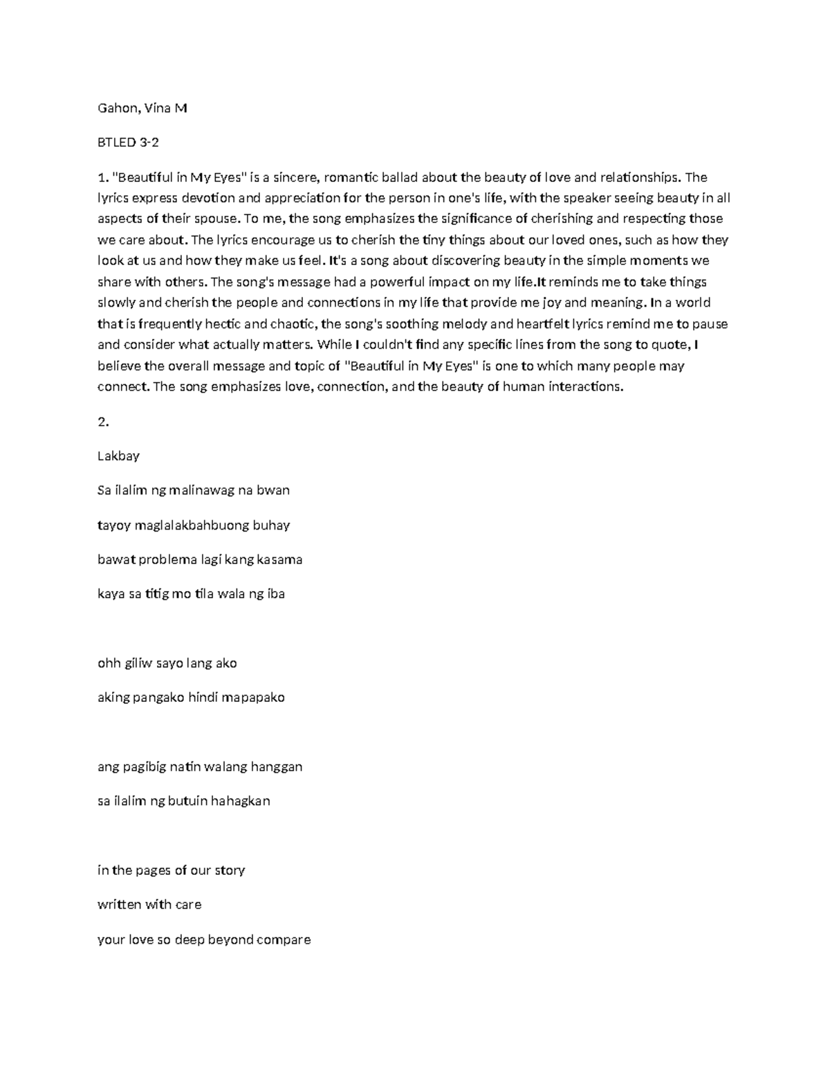 Gahon, Vina - .. bajsnsjaiuaysgskalwhs - Gahon, Vina M BTLED 3 ...