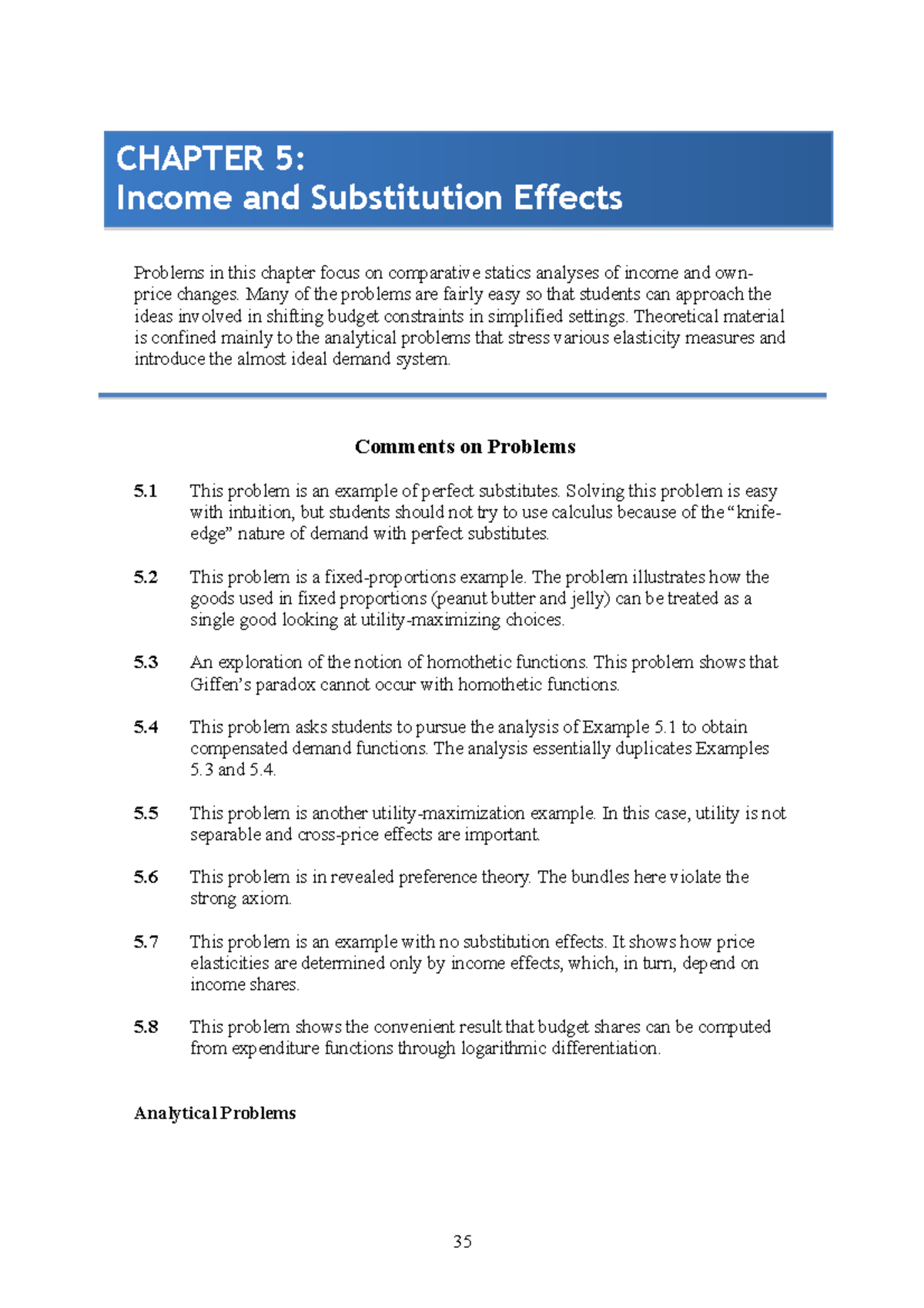 Chapter 5 summary - Elementary Econometrics - Problems in this chapter ...