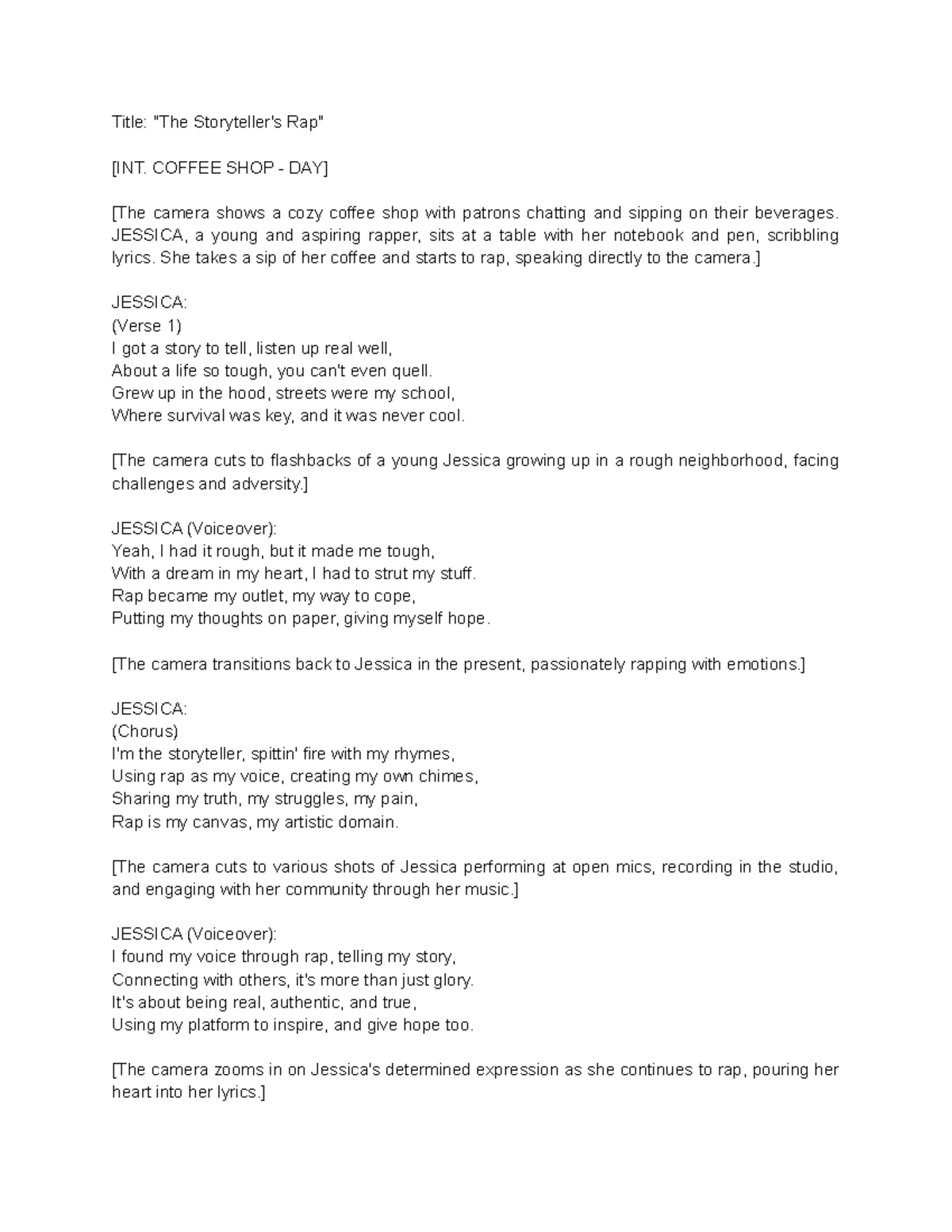 The Storyteller's Rap - The Storyteller's Rap - Title: "The Storyteller ...