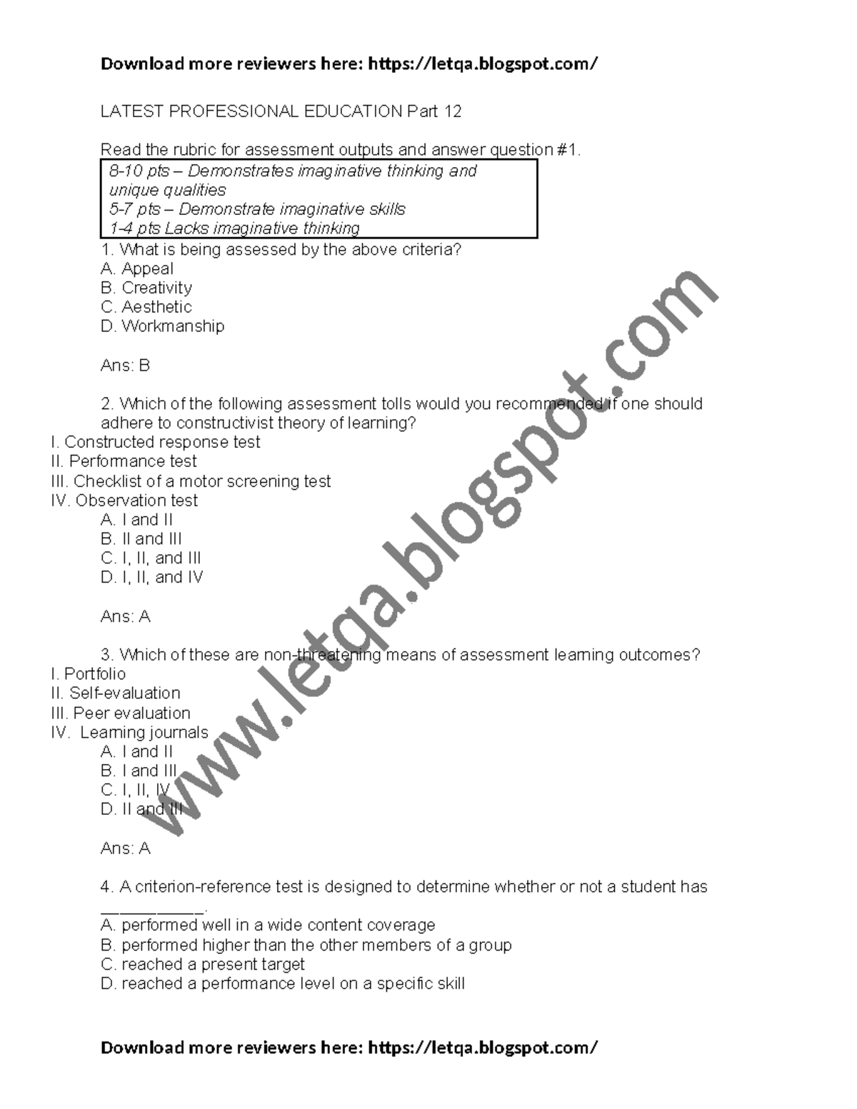 Prof.Ed Part 12 - This is a reviewer for Professional Education Subject ...