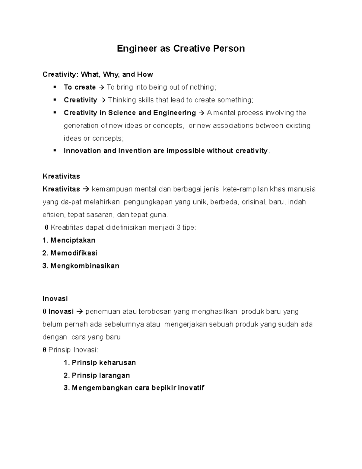 Engineer as Creative Person - Engineer as Creative Person Creativity ...