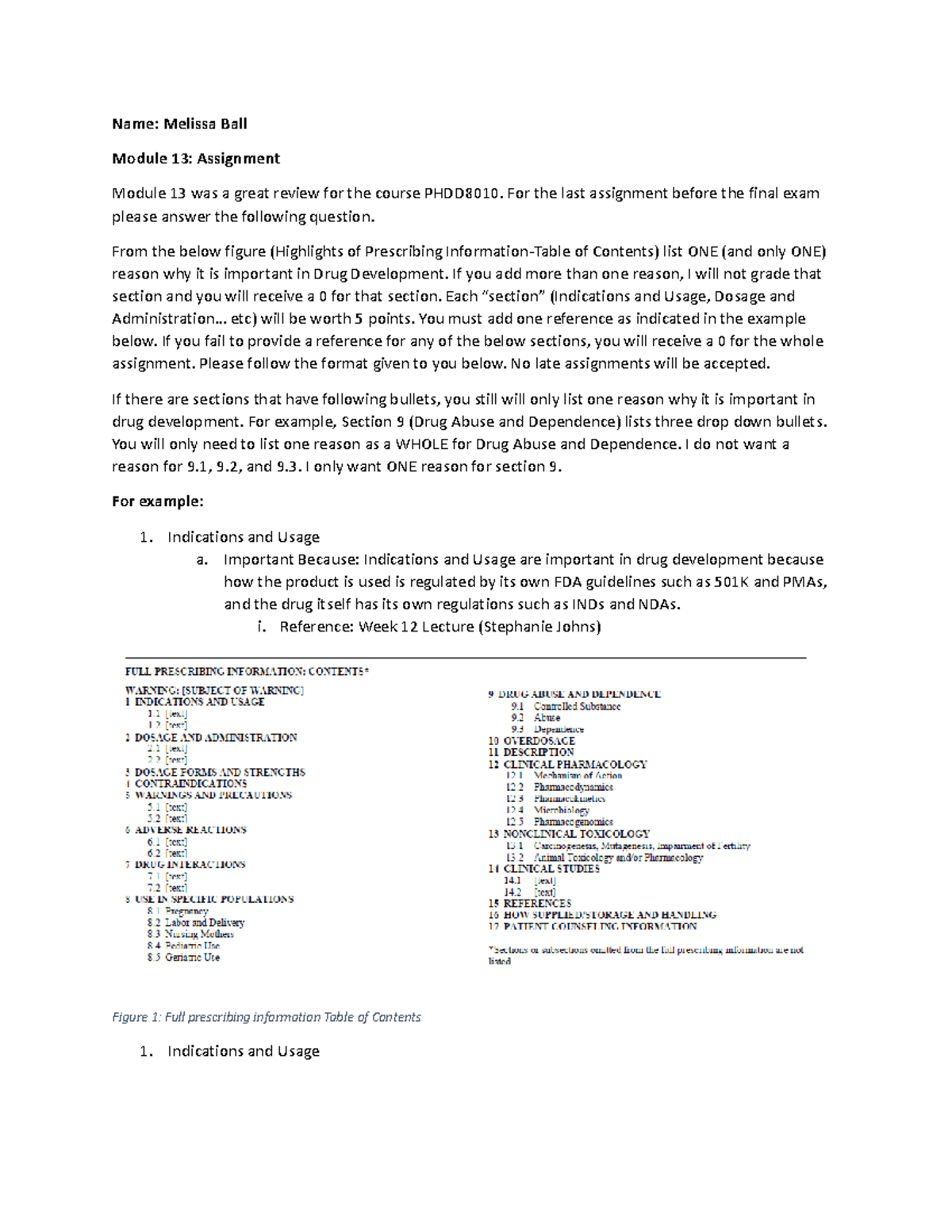 Module 13 Assignment - Name: Melissa Ball Module 13: Assignment Module ...