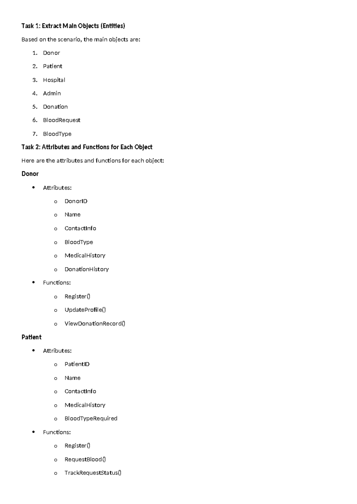 Assingment CS304 - Assignment of 2025 - Task 1: Extract Main Objects (Entities) Based on the ...