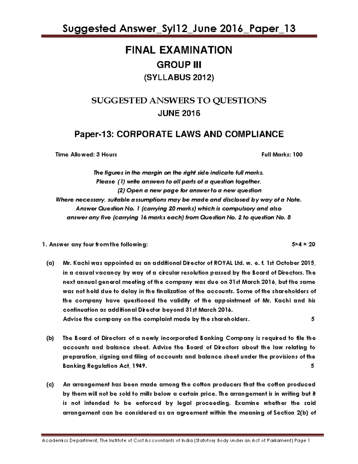 P13 Syl2012 - Good for cMAs - FINAL EXAMINATION GROUP III (SYLLABUS ...