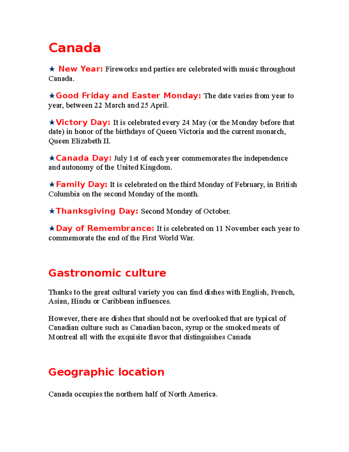 Canada - culture activity - Canada ★ New Year: Fireworks and parties ...