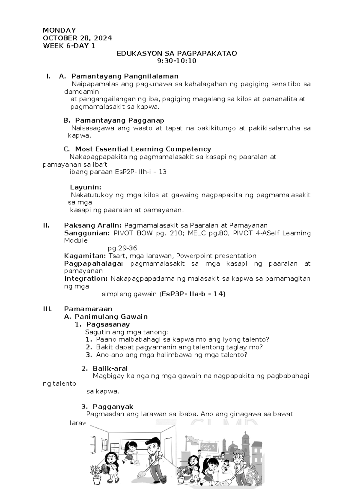 ESP-Q2-WEEK-6-day-1-4-1 - MONDAY OCTOBER 28, 2024 WEEK 6-DAY 1 ...