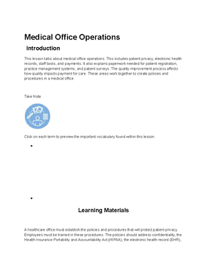 Medical Office Policies and Procedures - Medical Office Policies and ...