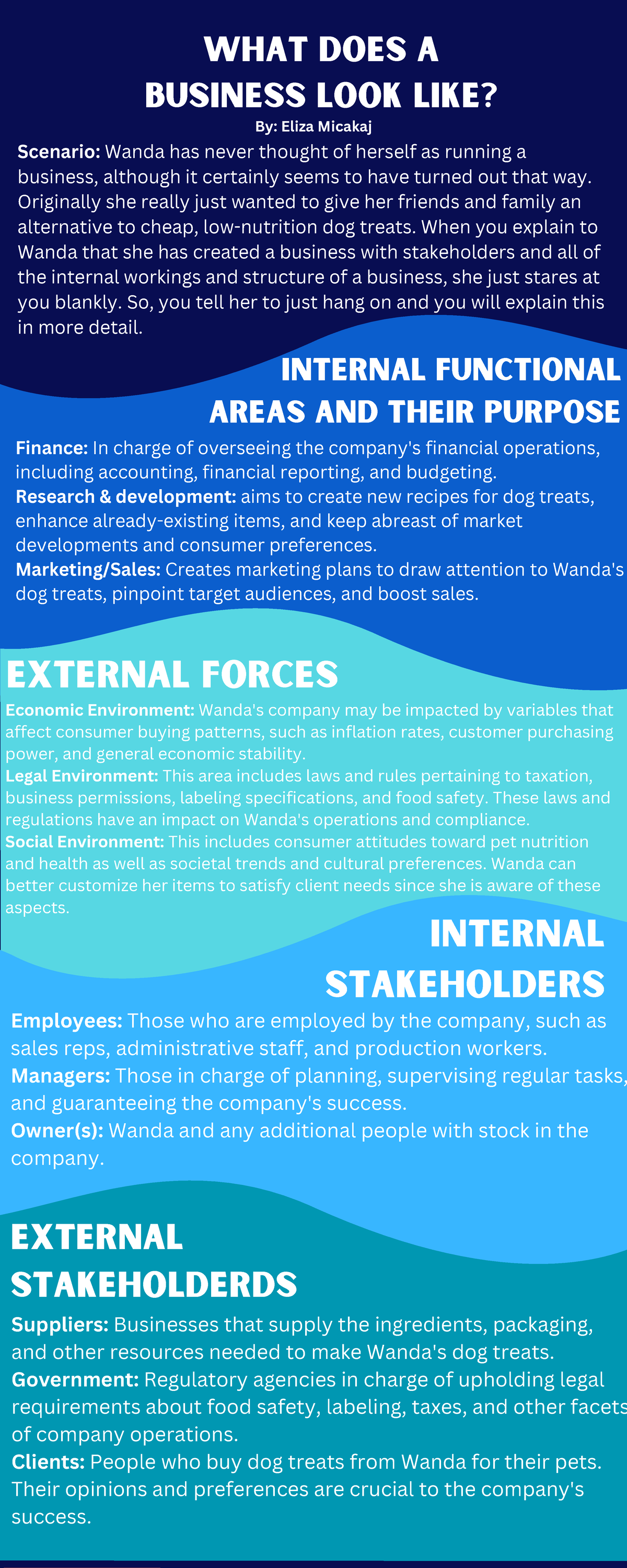 Unit 1 Assignment 6 What Does a Business Look Like - EXTERNAL FORCES ...