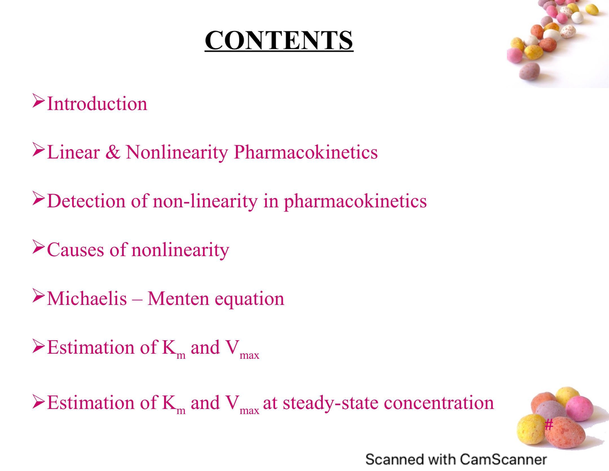 6)non linear kinetics ppt - Biopharmacy And Pharmacokinetics - Studocu