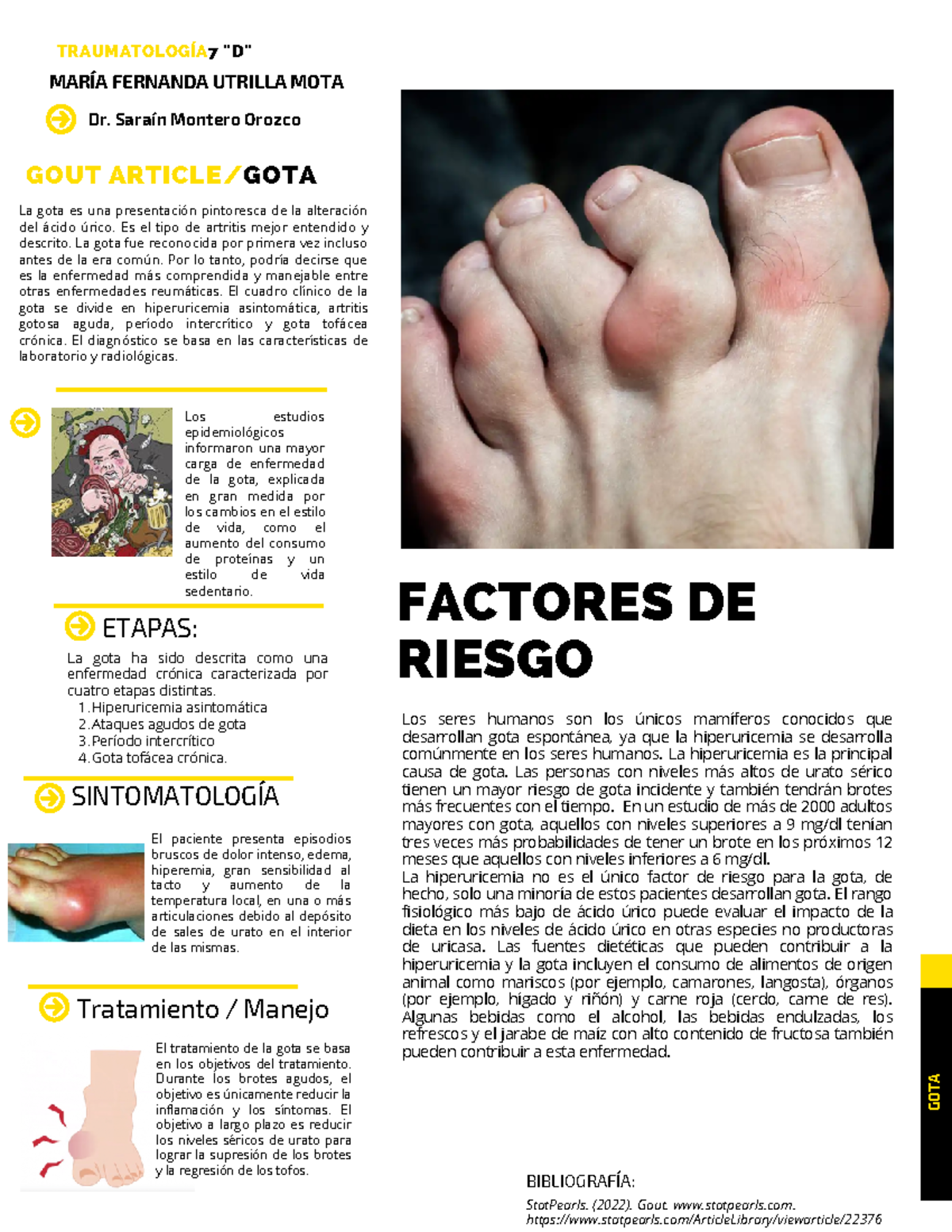 GOTA - Resumen VII: Patología Quirúrgica - ETAPAS: Hiperuricemia ...